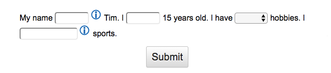 Learnclick Quizzes - Create cloze tests, gap-filling exercises, drag ...